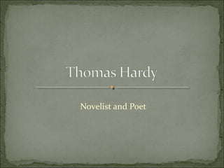 Introduction to Thomas Hardy | PPT