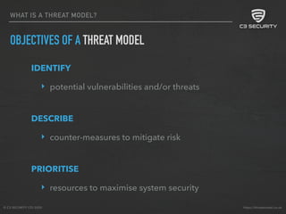 Introduction to Threat Modelling in cyber security | PDF