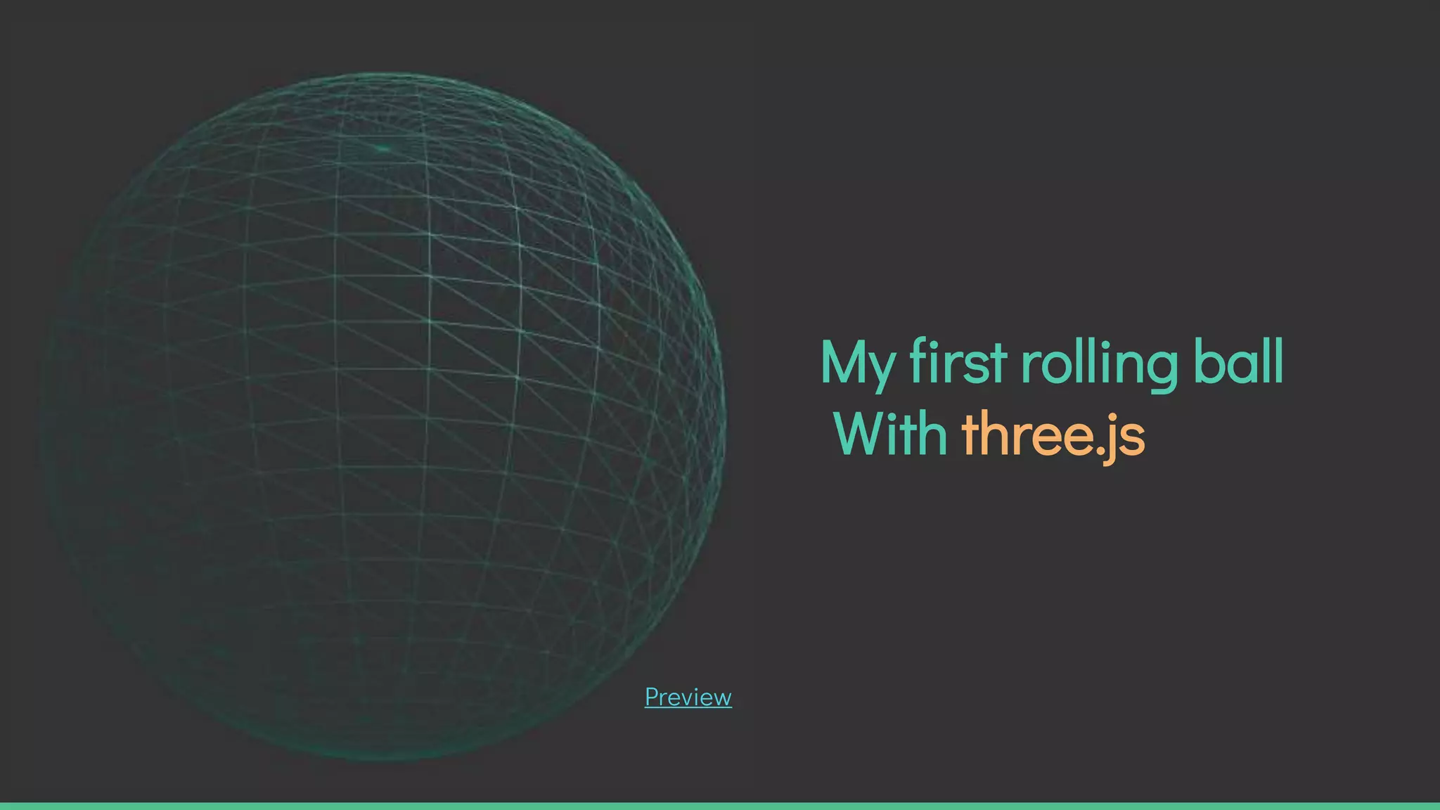 Introduction to three.js