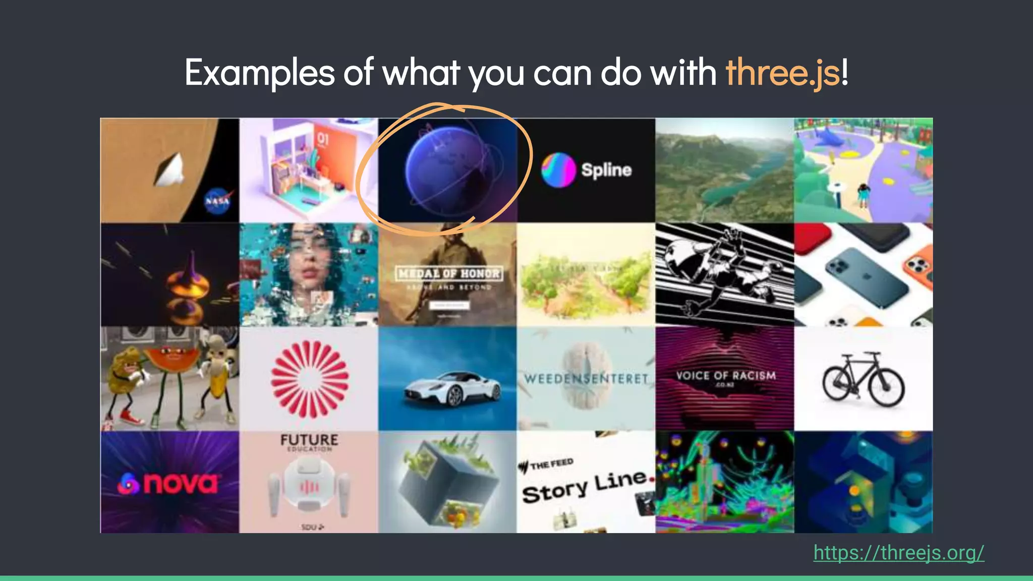 Introduction to three.js