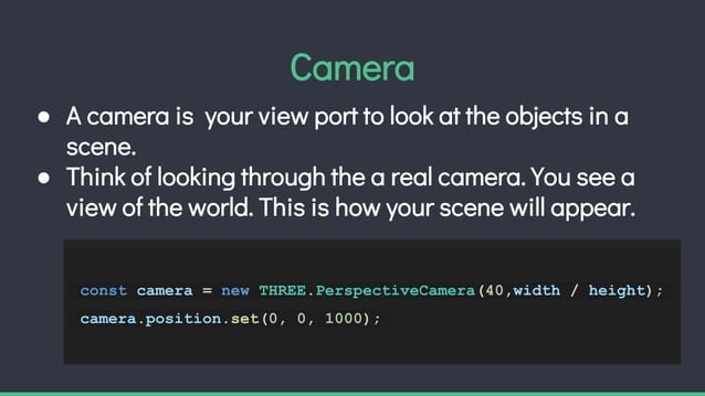 Introduction to three.js