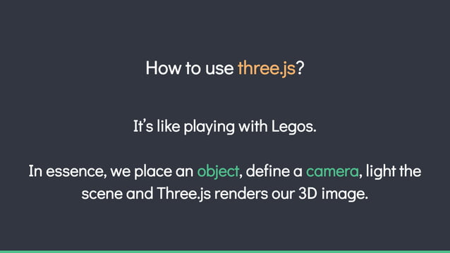 Introduction to three.js