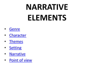 Learning Materials - Film Elements | PPTX