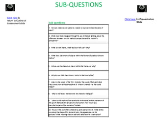 Outline of Film Analysis Unit | PPT