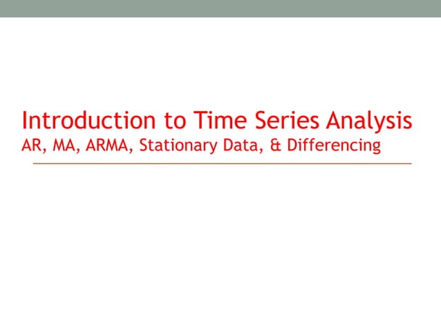 Introduction to Time Series Analysis.pptx
