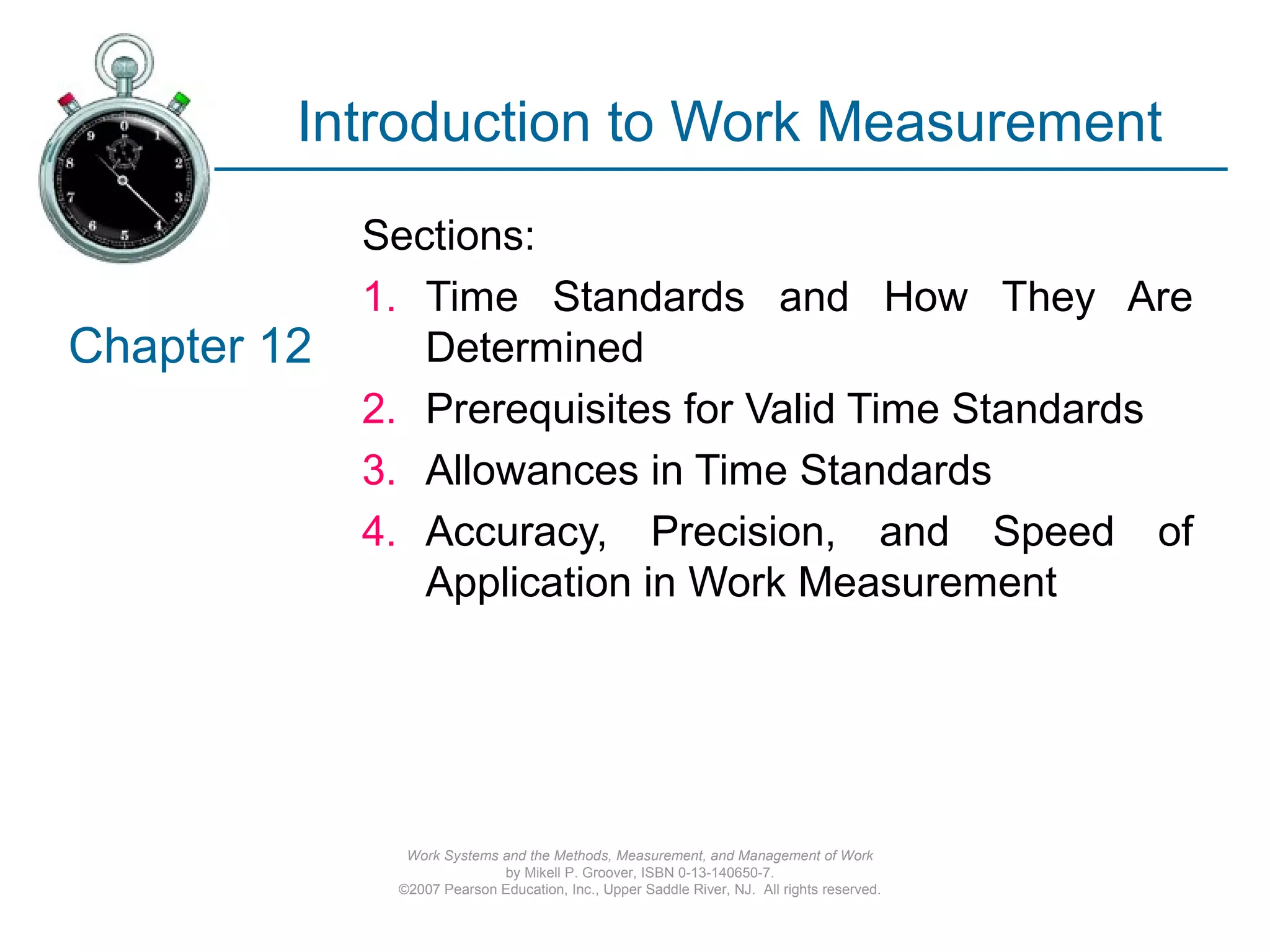 Introduction to time study | PPT