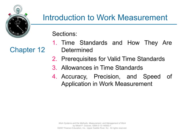 Introduction to time study | PPT