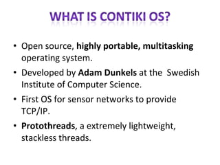 Introduction to Tiny OS | PPT | Operating Systems | Computer Software and Applications