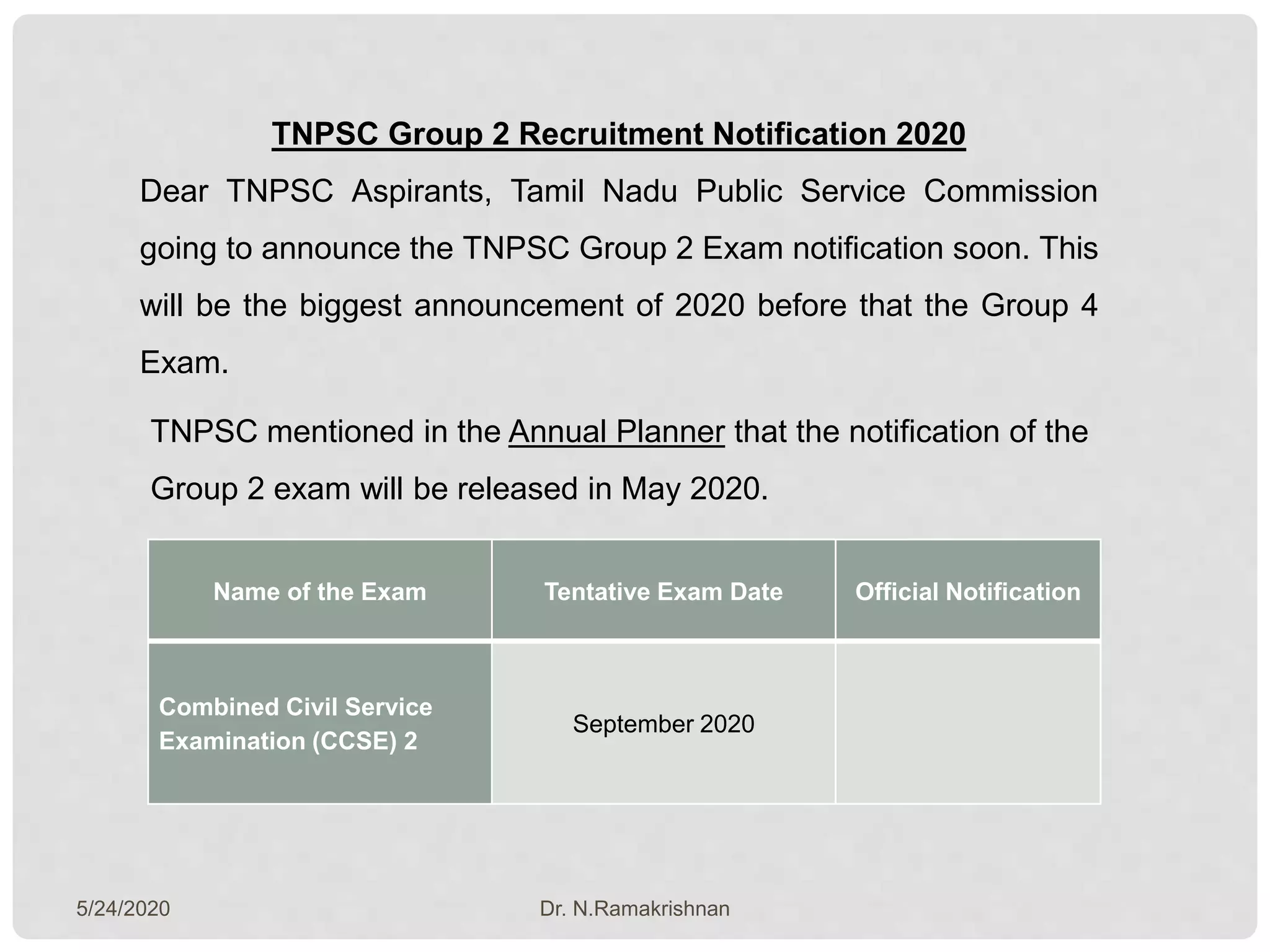 Introduction to tnpsc group ii exam | PPT