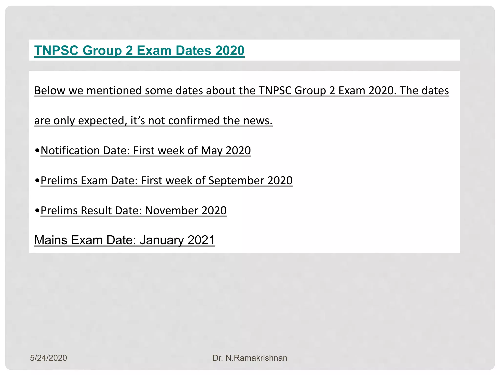 Introduction to tnpsc group ii exam | PPT