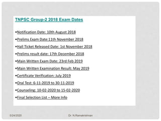 Introduction to tnpsc group ii exam | PPT
