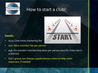 Introduction to Toastmasters | PPTX