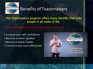 Introduction to Toastmasters | PPTX