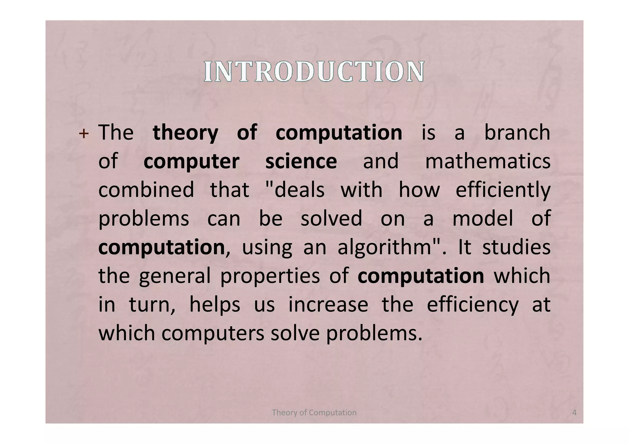 Introduction to toc and compiler | PDF