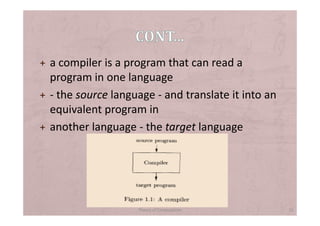 Introduction to toc and compiler | PDF