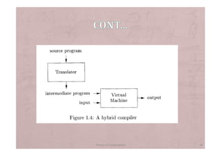 Introduction to toc and compiler | PDF