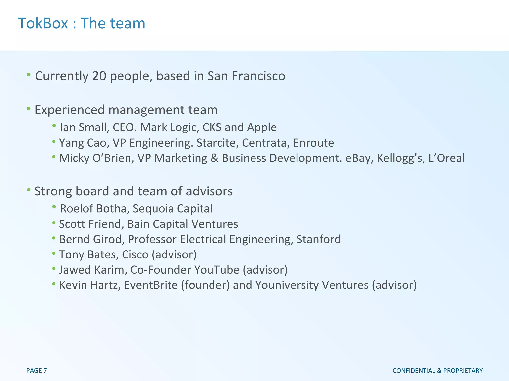 Introduction to TokBox | PPT