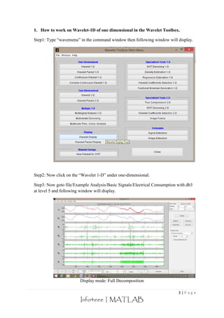 Introduction to toolbox under matlab environment | DOCX | Technology & Computing