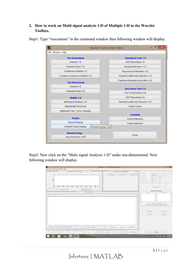 Introduction to toolbox under matlab environment | DOCX | Technology ...