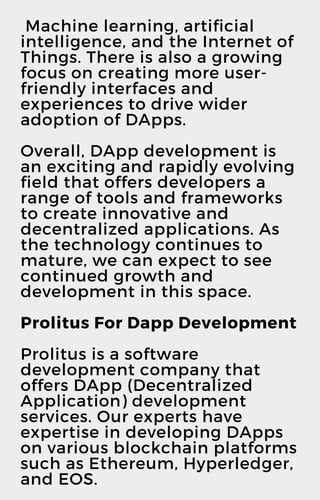 Introduction To Tools And Frameworks In Dapp Developmentpdf
