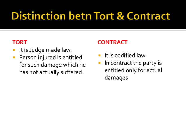 Introduction to tort | PPTX