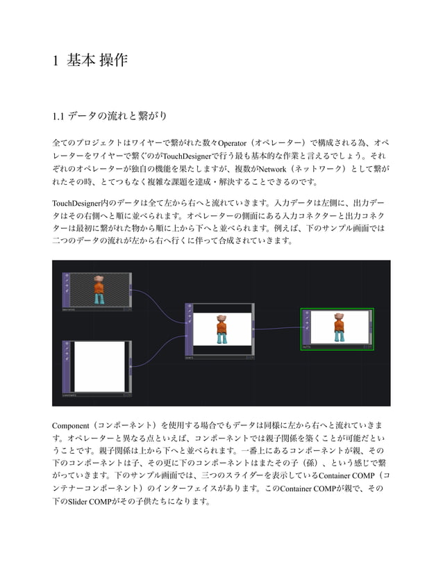 日本語 Introduction to touch designer | PDF