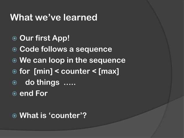 Introduction to touch develop | PPTX