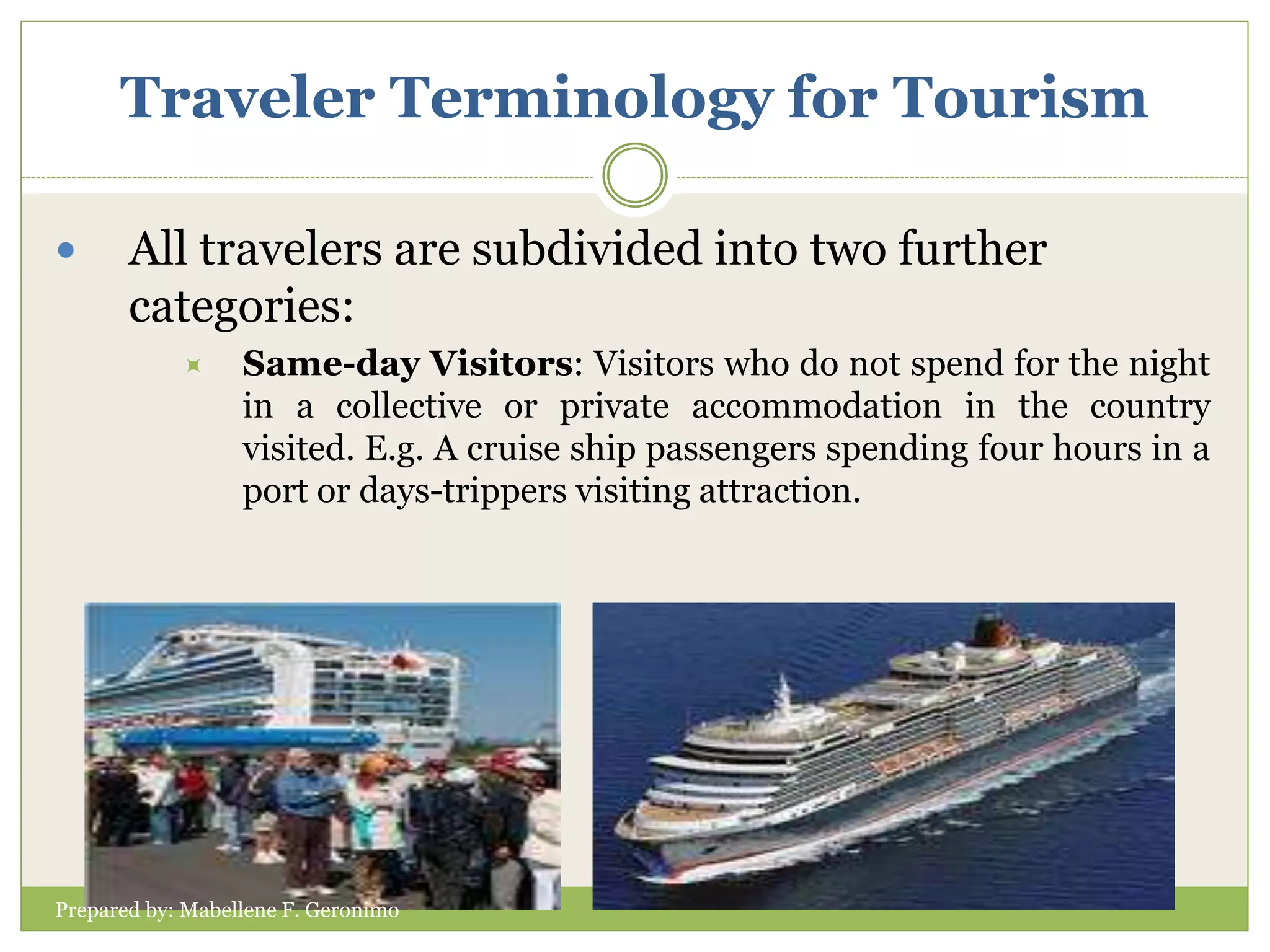 Introduction to tourism | PPTX