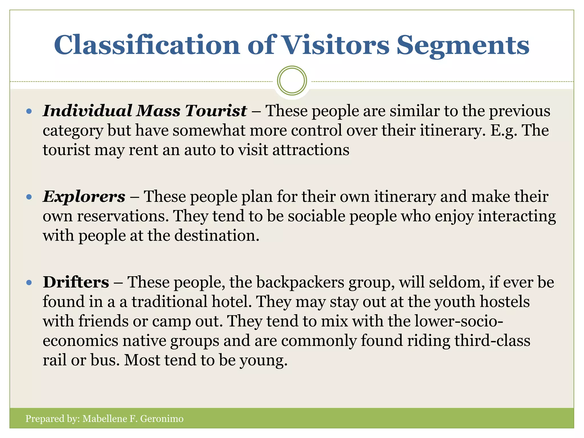 Introduction to tourism | PPTX