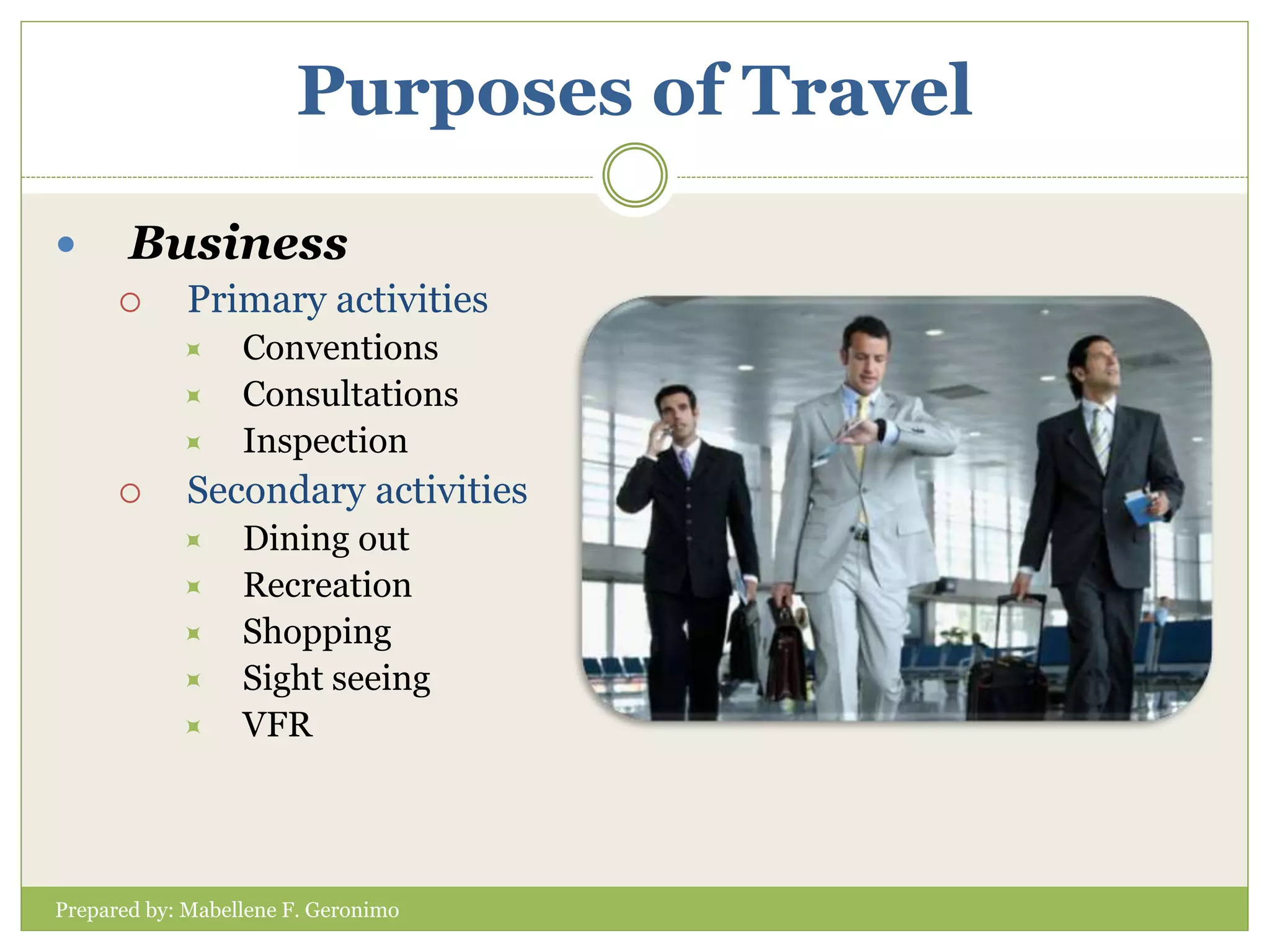 Introduction to tourism | PPTX