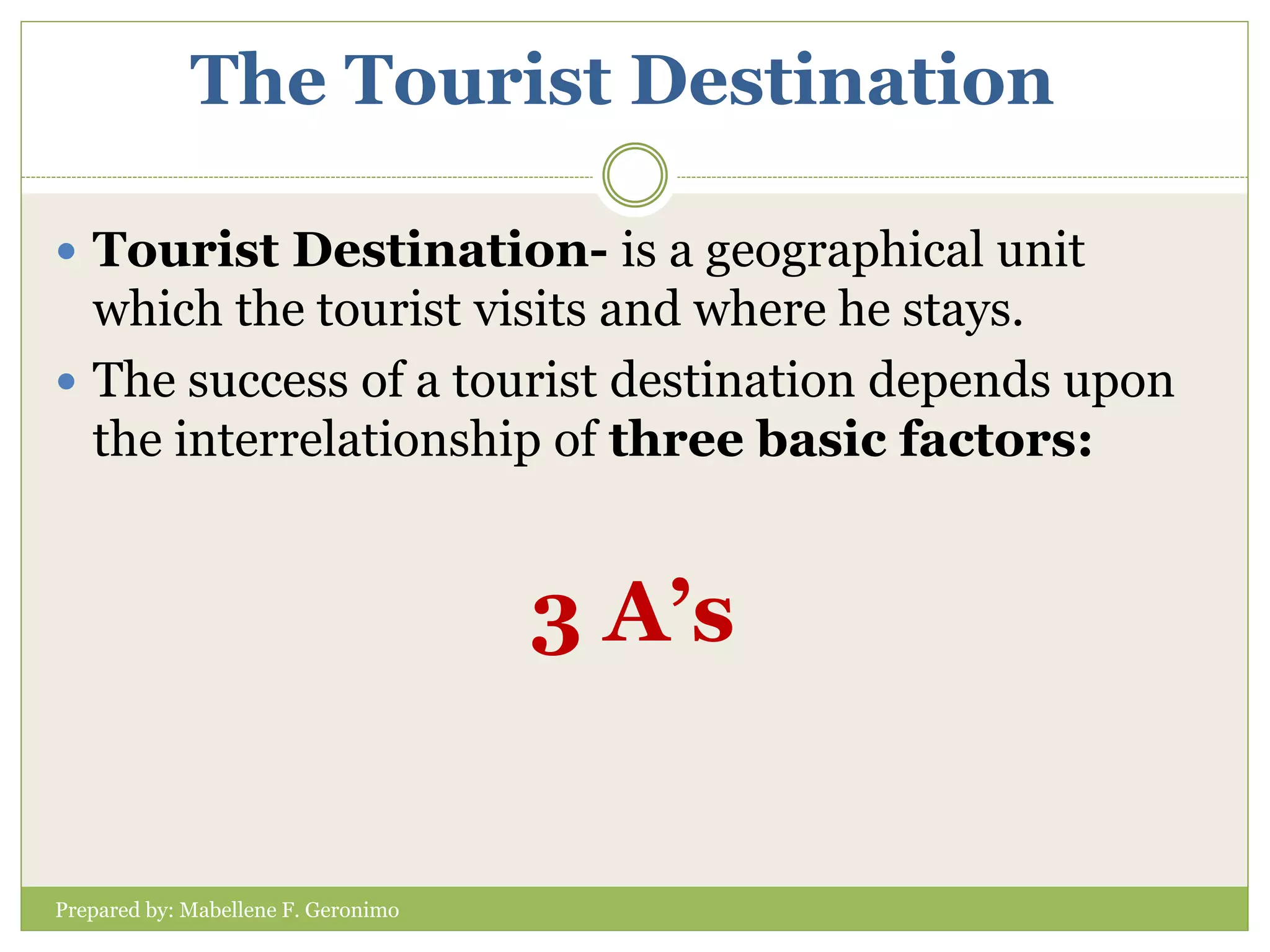 Introduction to tourism | PPTX