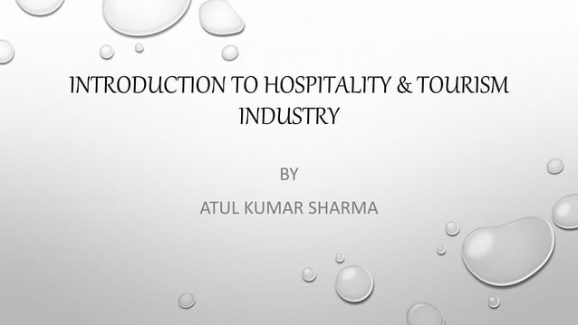 Introduction_to_Tourism_and_Hospitality.pptx | Travel Preparation and ...