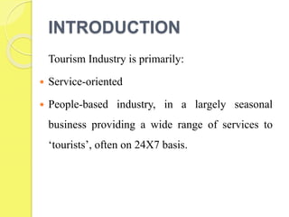 Introduction to tourism industry | PPTX