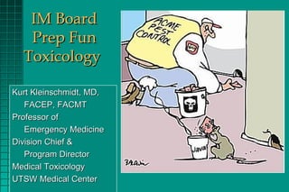 Noon conference: Intro to Toxicology | PPT