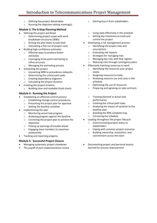 Introduction to tpm course syllabus | PDF