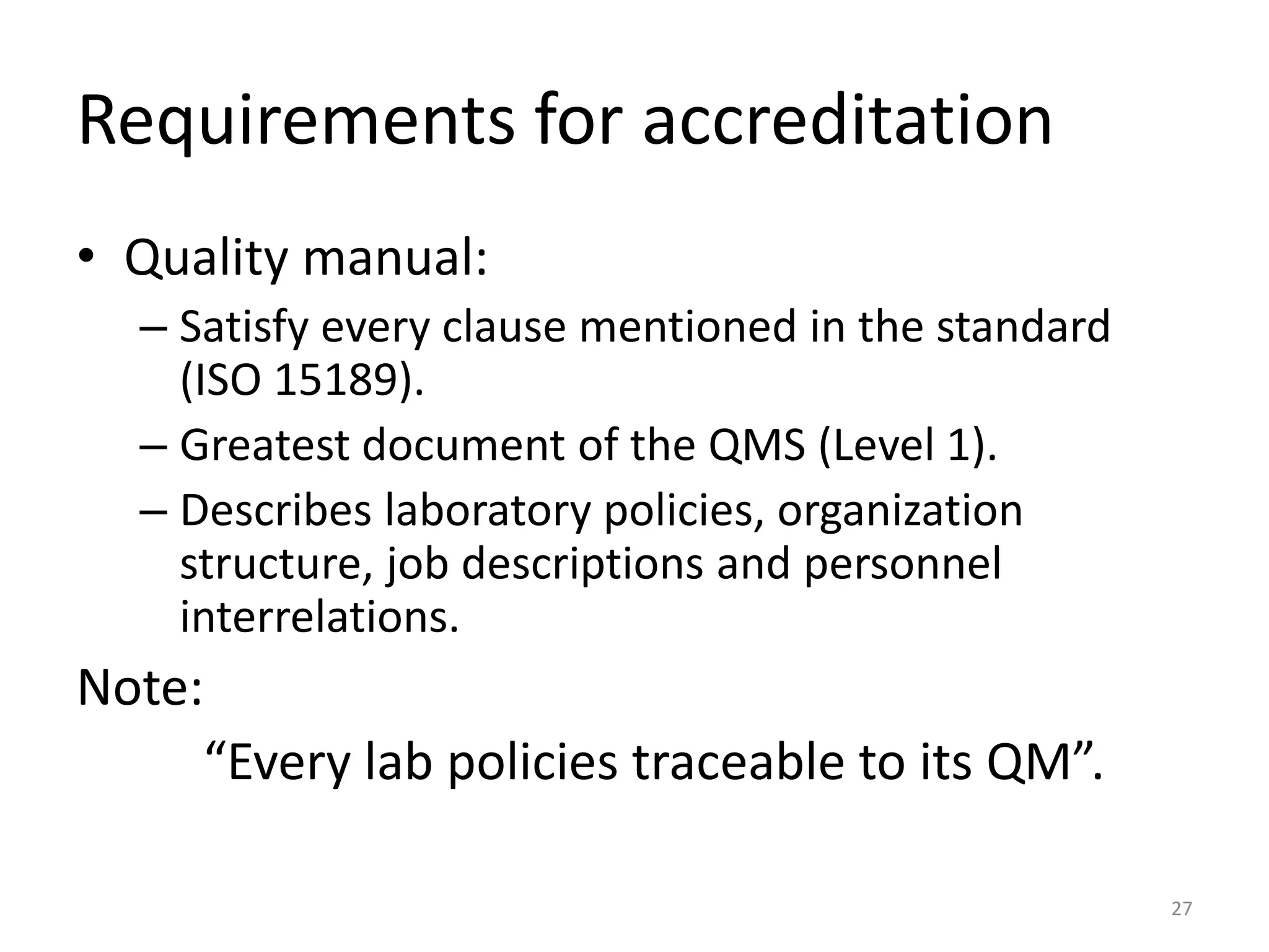 Total Quality Management in Medical Laboratories | PPTX
