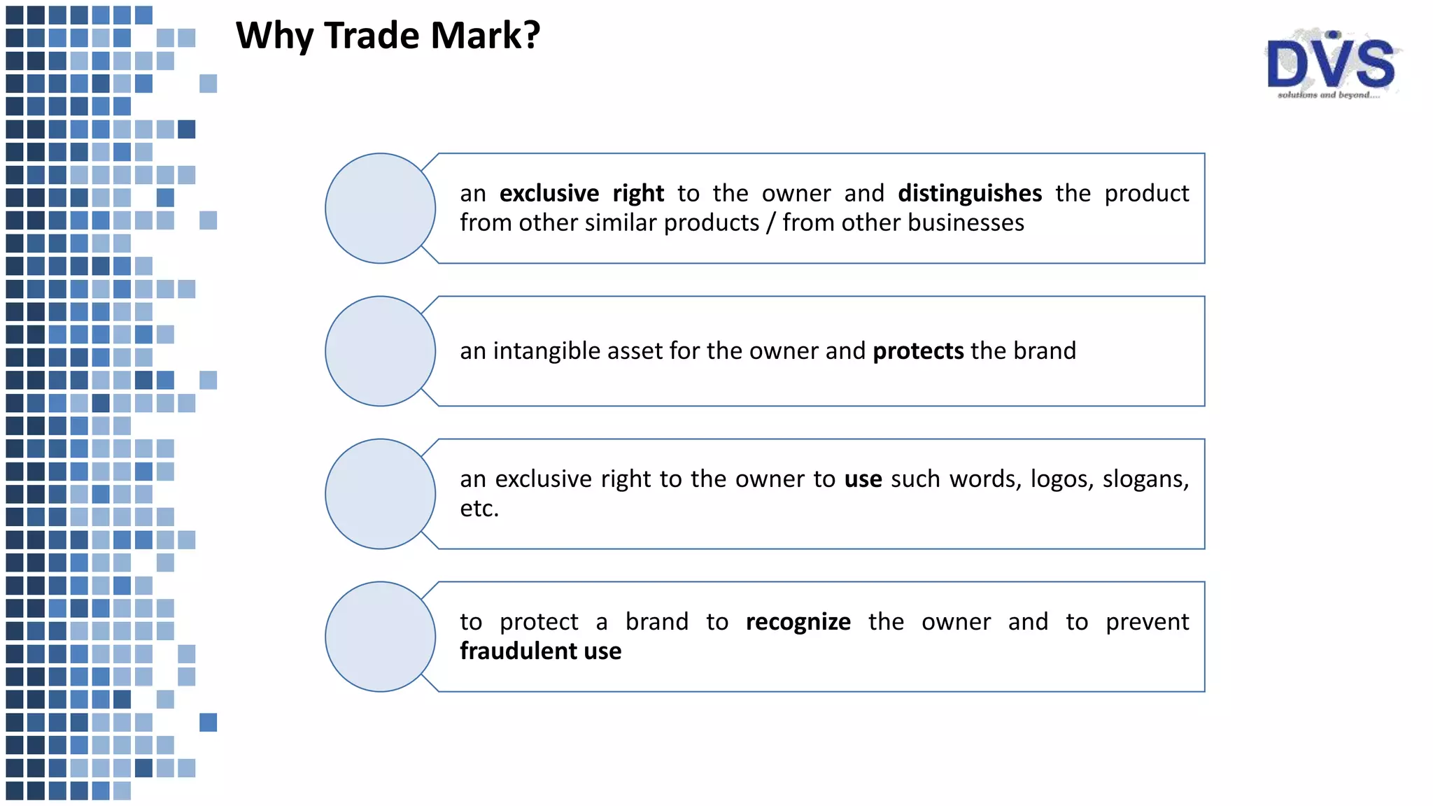 Introduction to Trade Marks Act, 1999 | PPTX