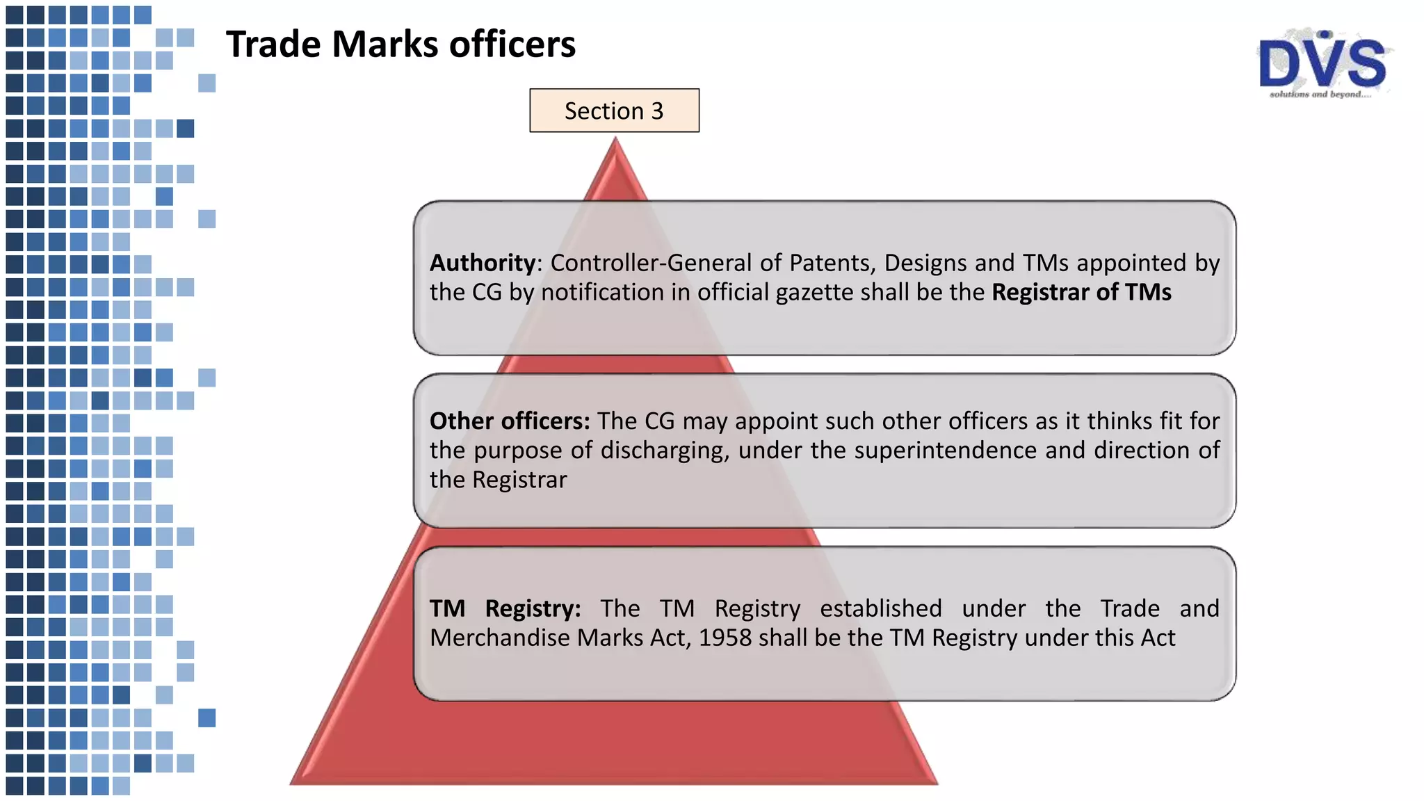 Introduction to Trade Marks Act, 1999 | PPTX