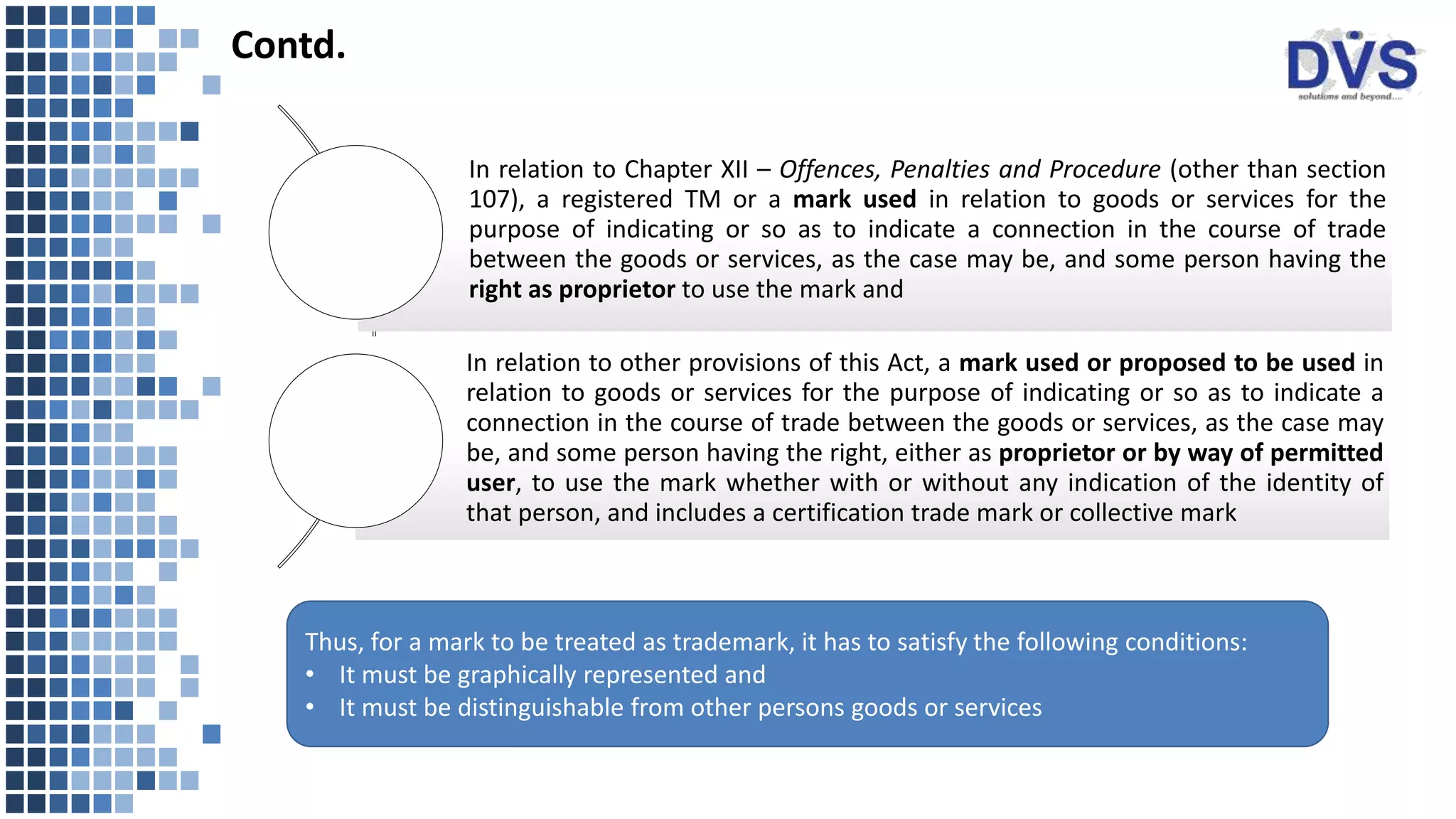 Introduction to Trade Marks Act, 1999 | PPTX