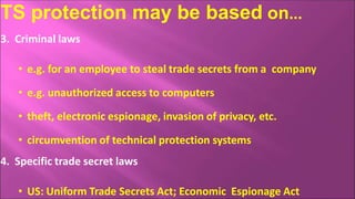 Introduction to trade secret | PPTX