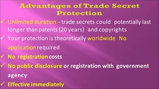 Introduction to trade secret | PPTX