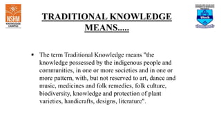 INTRODUCTION TO TRADITIONAL KNOWLEDGE.pptx