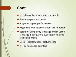 Introduction to traditional media | PPTX
