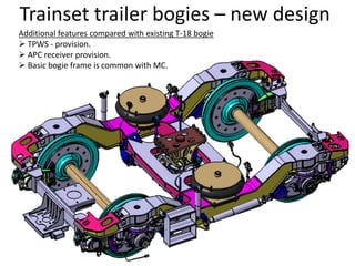 Introduction to Trainset bogie, indian railways | PDF