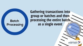 Introduction to transaction processing | PPT