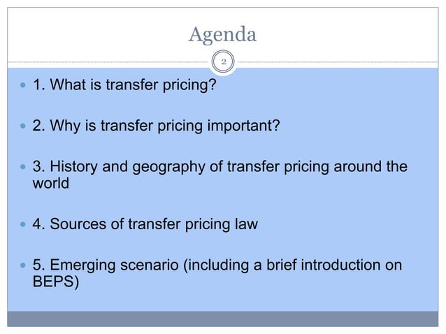 Introduction to transfer pricing | PPTX | Business Accounting & Finance ...