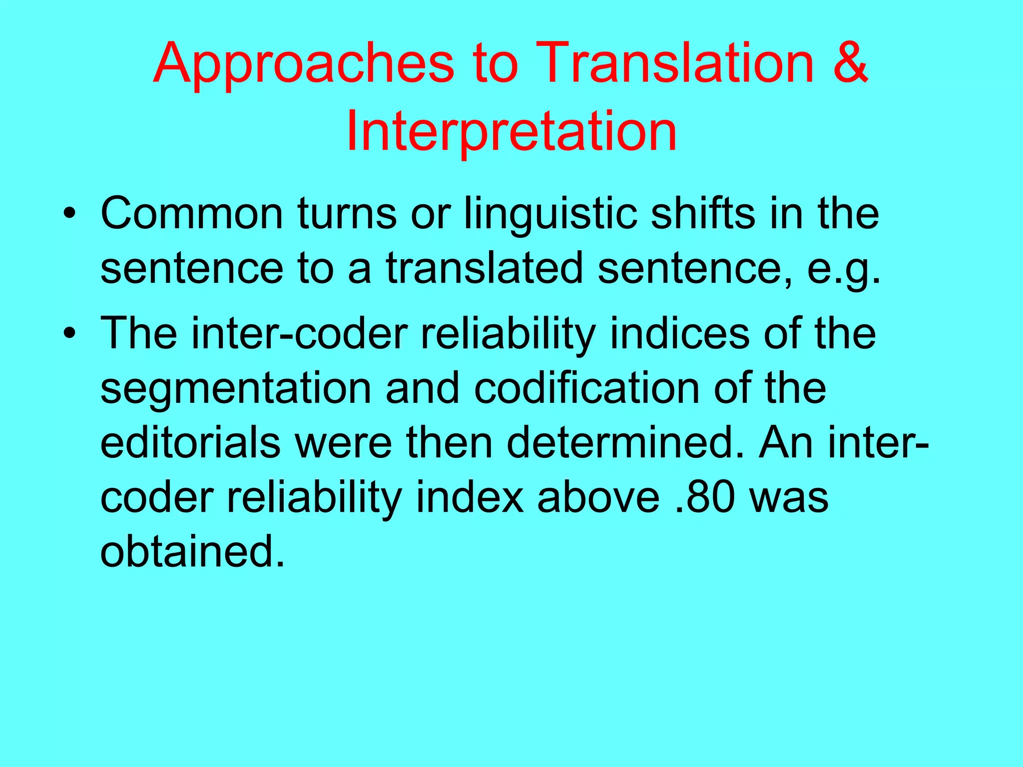 Translation vs. Interpretation | PPTX