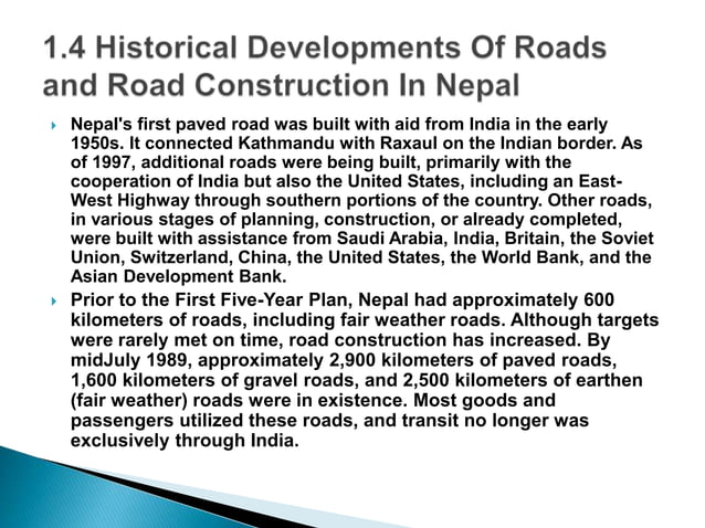 Introduction to transportation | PPTX