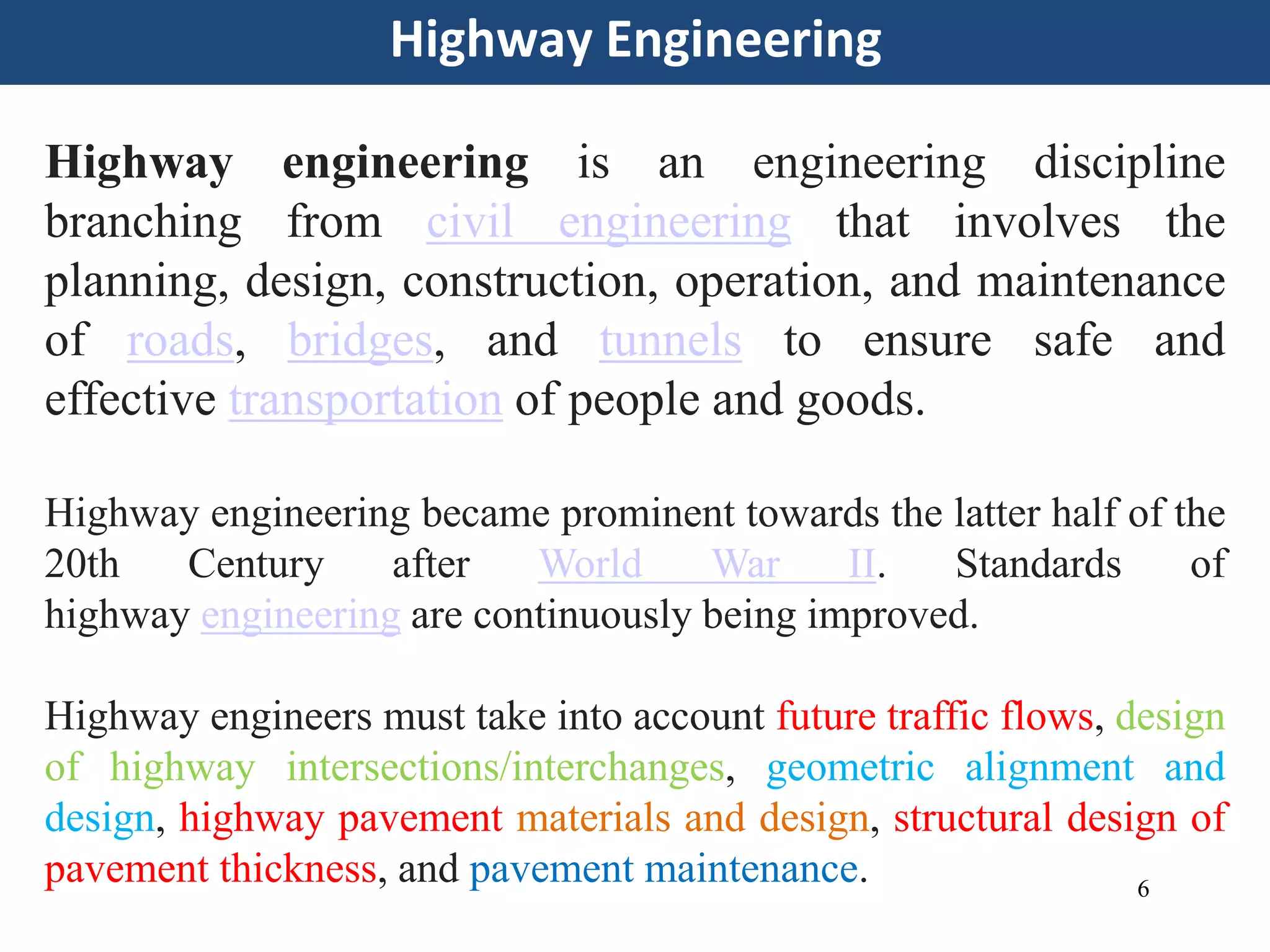 Introduction to transportation engineering | PPTX