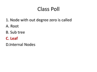 Introduction to tree ds | PPTX